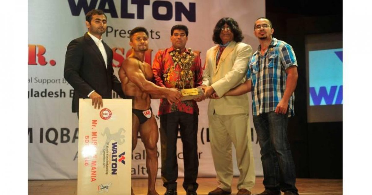 Shakib becomes Mr Muscle Mania