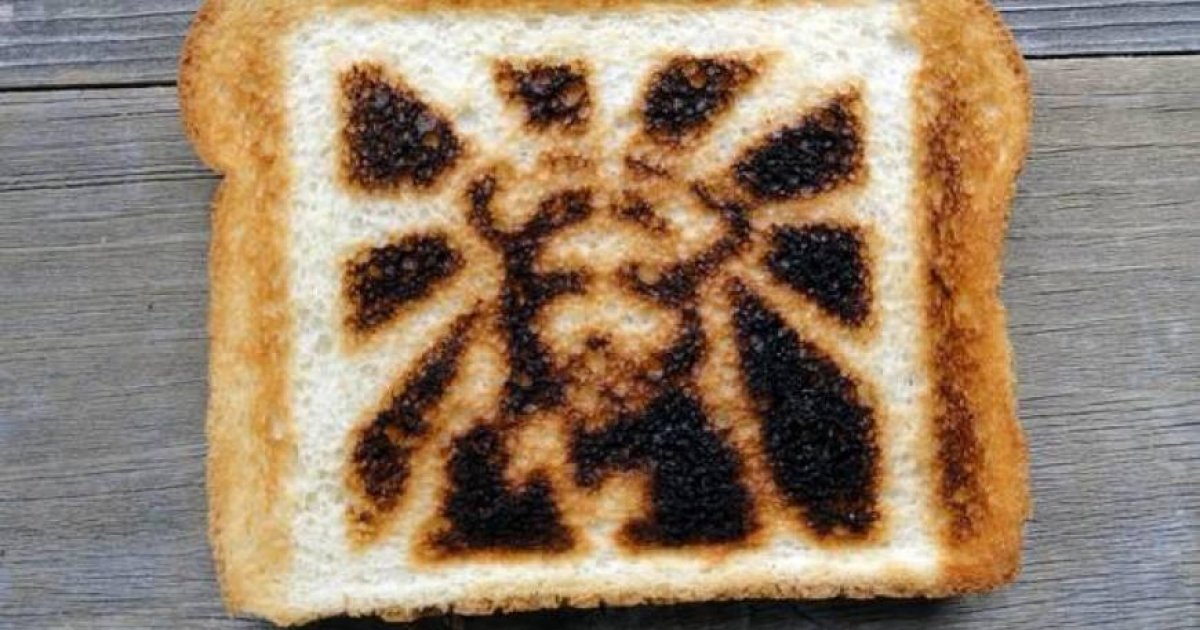 'It's normal to see Jesus on a slice of toast'