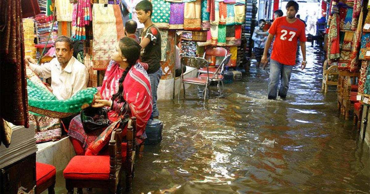 Waterlogging adds perennial woes