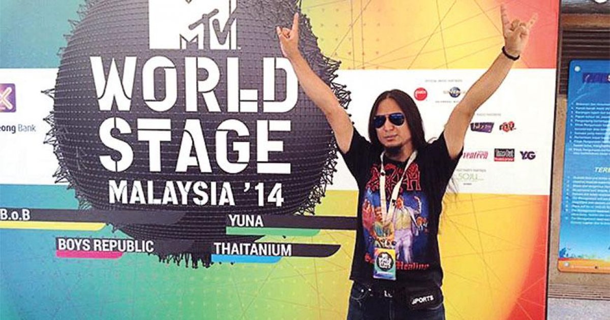 Tridib on MTV World Stage in Malaysia