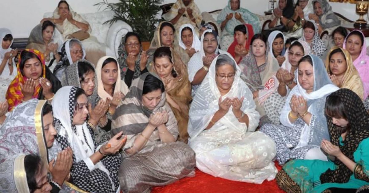 Prime minister attends Ivy Rahman’s Milad