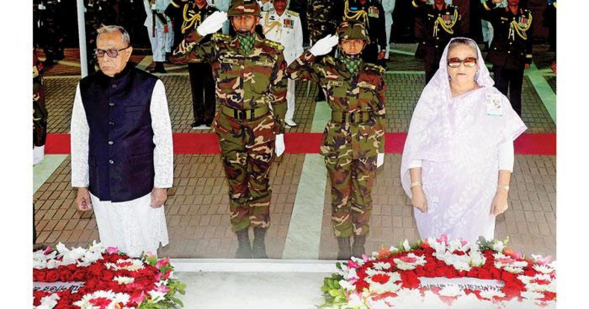 President, prime minister pay homage to Bangabandhu at Tungipara