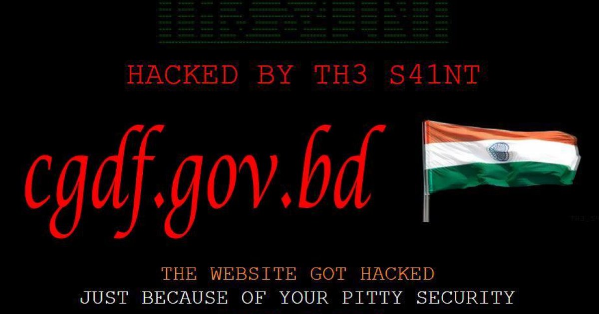 Indian hackers take down Bangladesh defence website