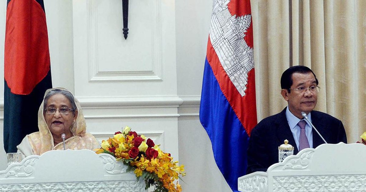 Cambodian premier addresses PM Sheikh Hasina as 'sister'