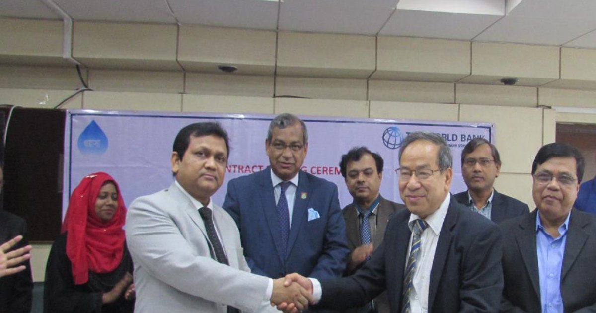Dhaka Wasa, Knowledge Management Consultants ink deal