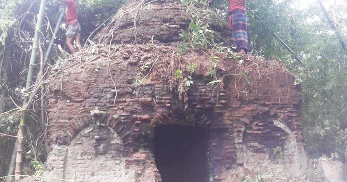 500-year-old Sultanate period mosque found in Chandpur jungle