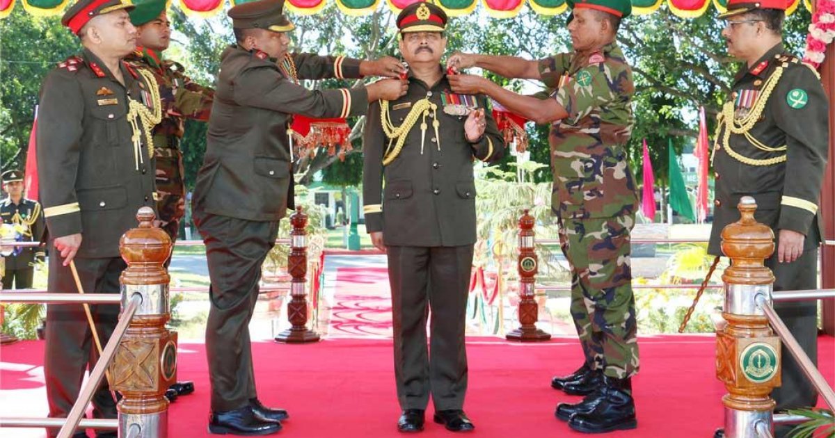 Army chief adorned colonel of the regiment of Bangladesh Infantry Regiment