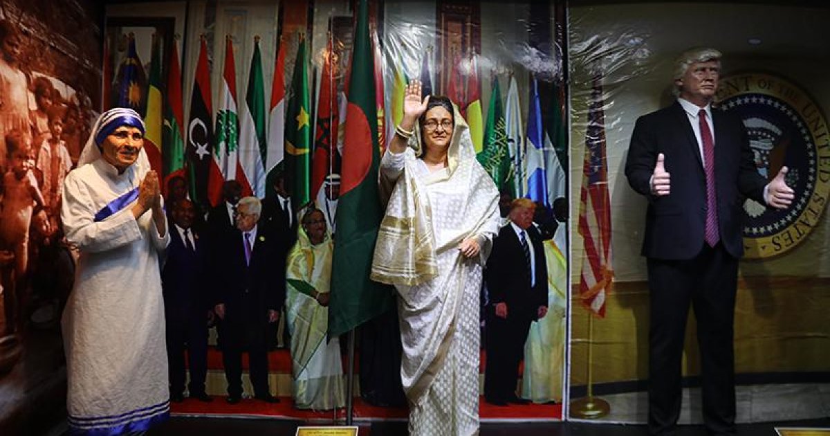 Mrinal Haque’s celebrity sculptures on display in Dhaka