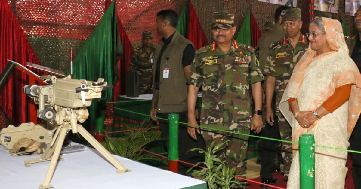 PM opens military hardware display