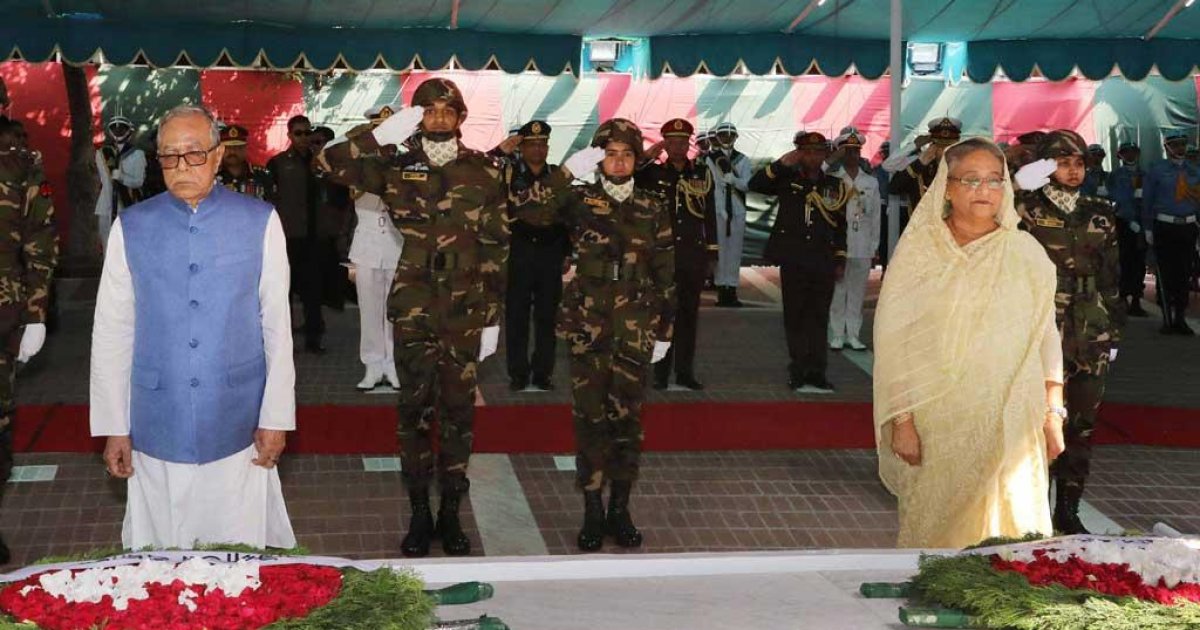 President, PM pay homage to Bangabandhu at Tungipara