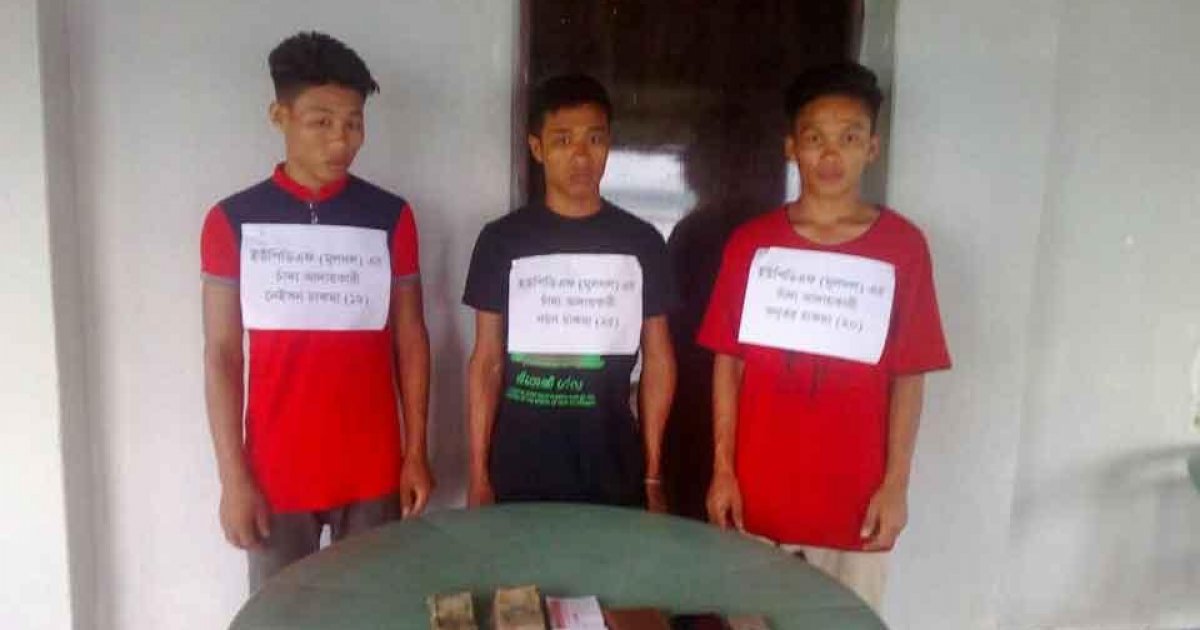 3 UPDF members arrested in Rangamati
