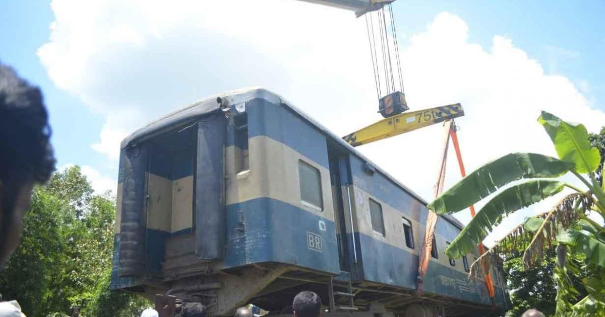4 killed as intercity train Upaban goes off the tracks in Moulvibazar