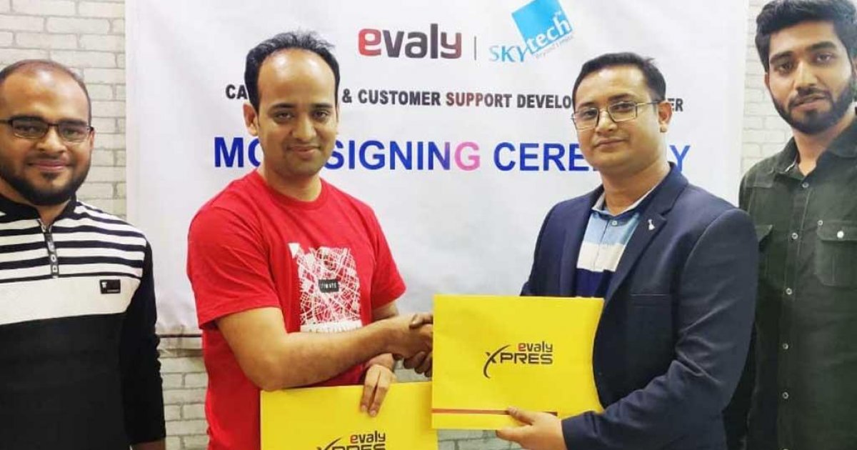Evaly signs MoU with SkyTech Solutions