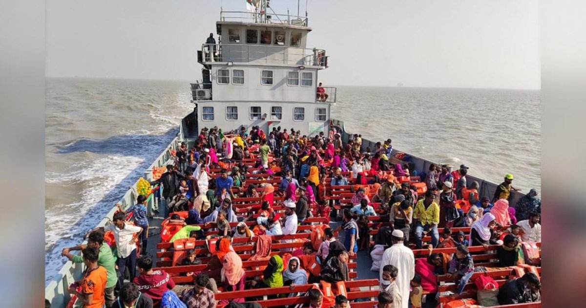 1,804 more Rohingyas relocated to Bhashan Char
