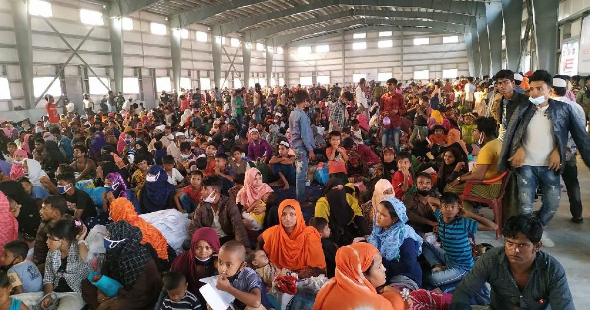 Rohingyas satisfied with Bhashan Char facilities