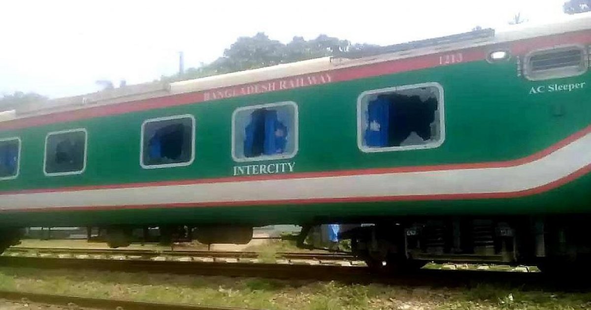 Hefazat hartal: Dhaka’s rail links with Chittagong, Sylhet snap after attack on train