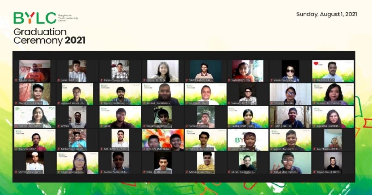 BYLC hosts graduation ceremony of BBLT, BBLT 2021