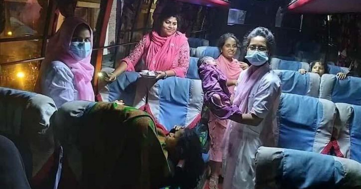 Woman gives birth on bus in Chittagong