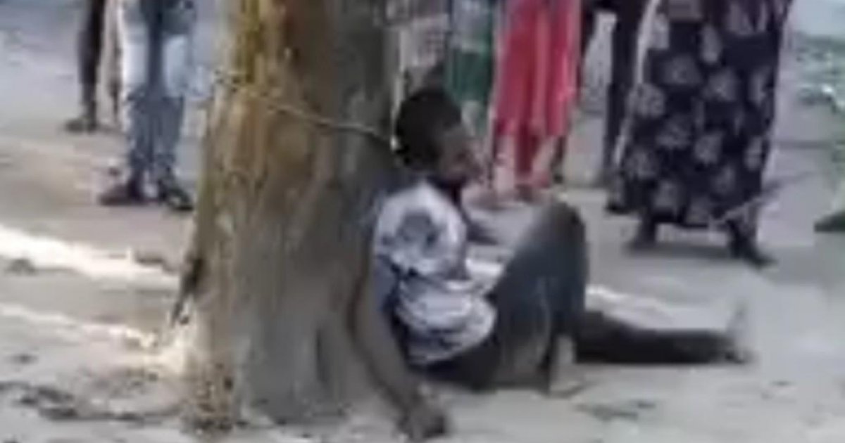 Young man tied to tree, thrashed by in-laws in Thakurgaon