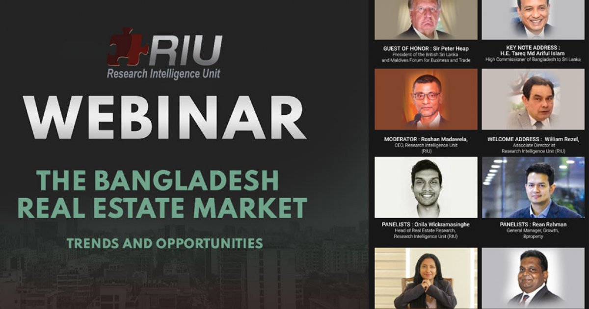RIU webinar on Bangladesh’s real estate market shines light on Dhaka