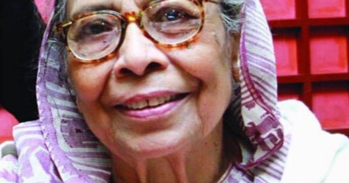 Writer, freedom fighter Mushtari Shafi passes away