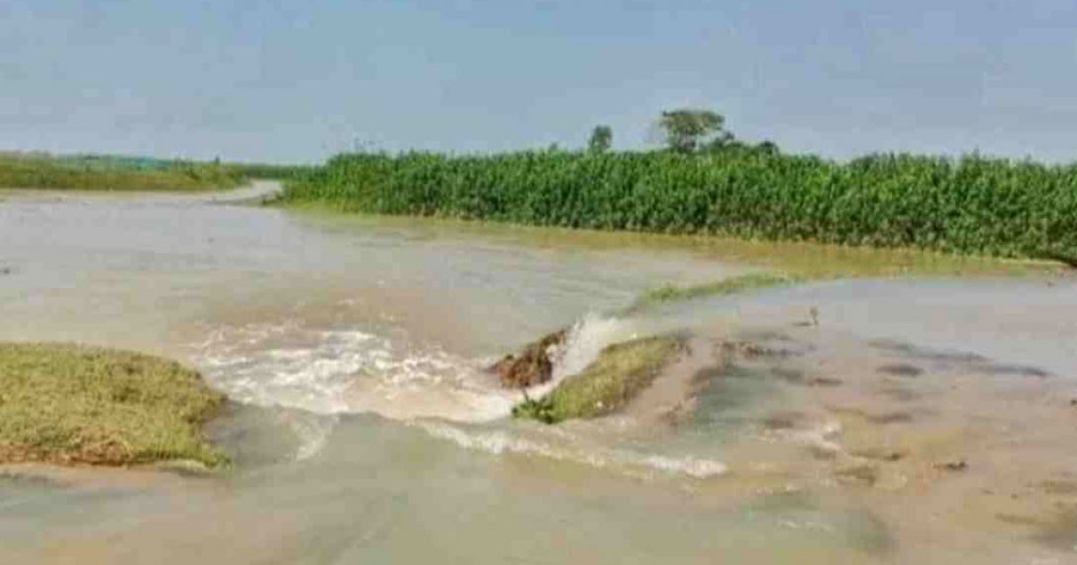 Surma River crosses red mark in Sunamganj