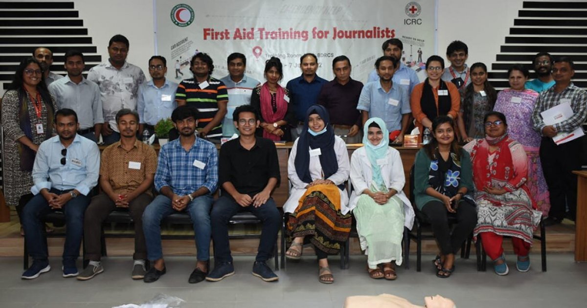 20 journos get Red Crescent first aid training