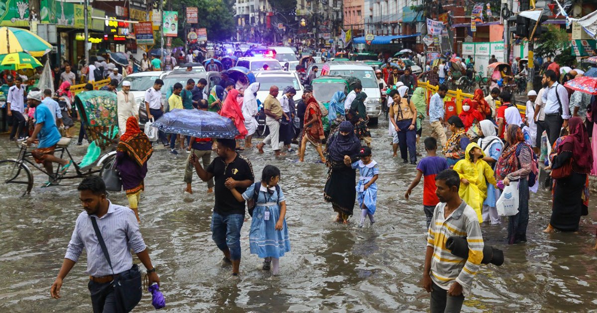 In pictures: Dhaka goes underwater due to heavy rainfall