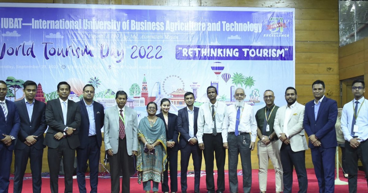 IUBAT celebrates World Tourism Day