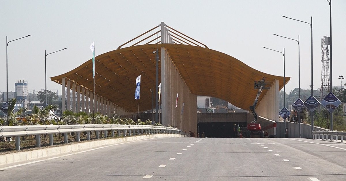 Works of Bangabandhu tunnel nearing completion