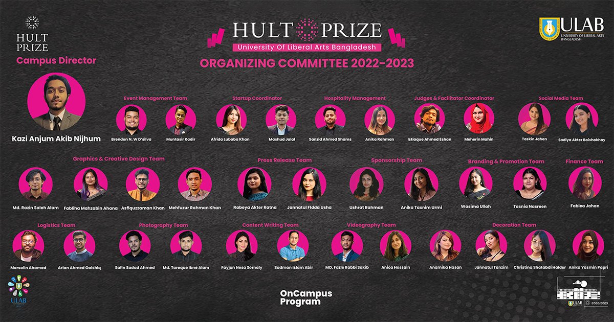 Hult Prize OnCampus 2023 Registration starts at ULAB