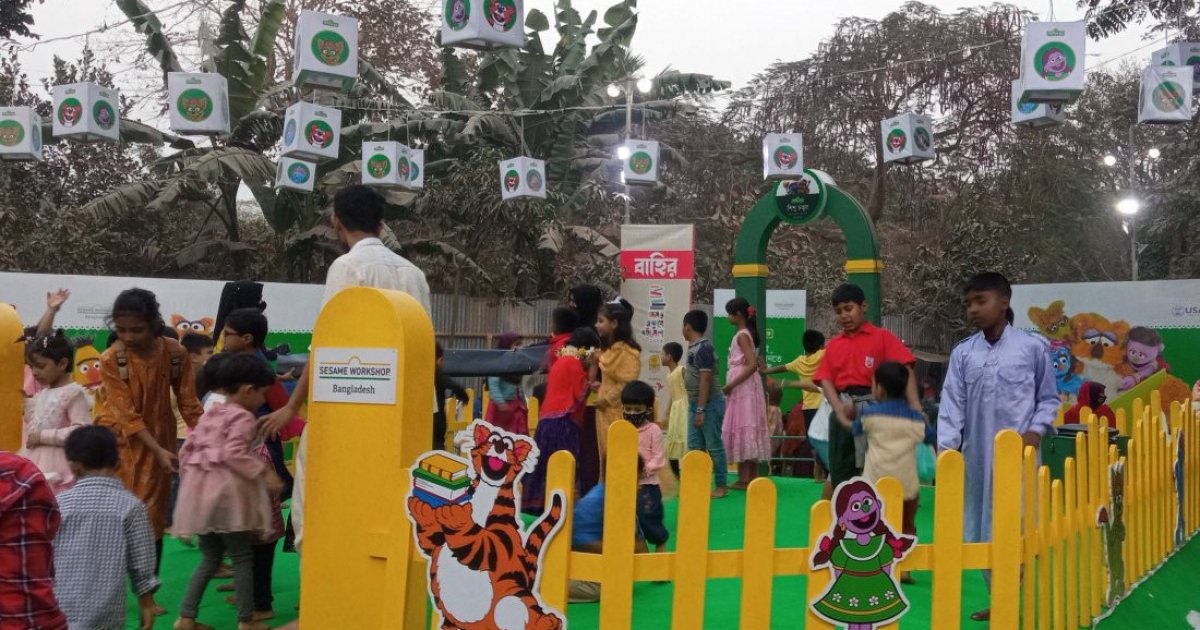 Sisimpur remains a top attraction for children at book fair