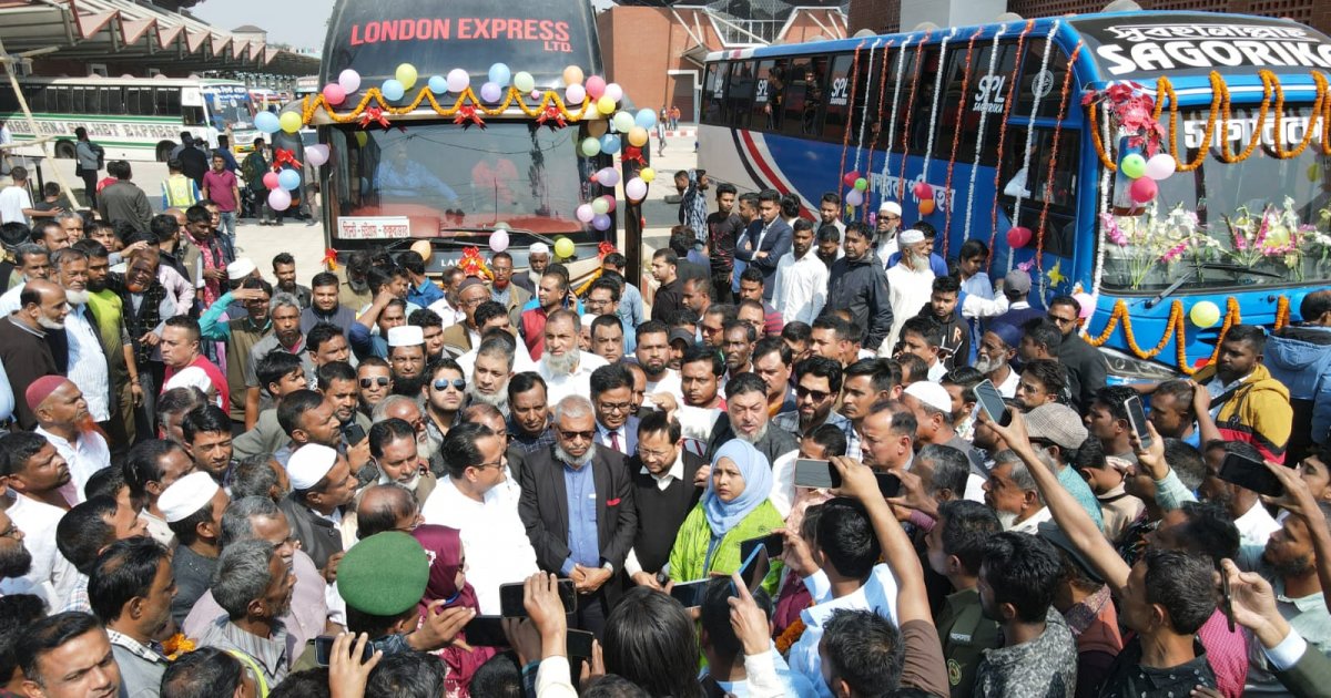 Modern bus terminal in Sylhet opens on trial basis