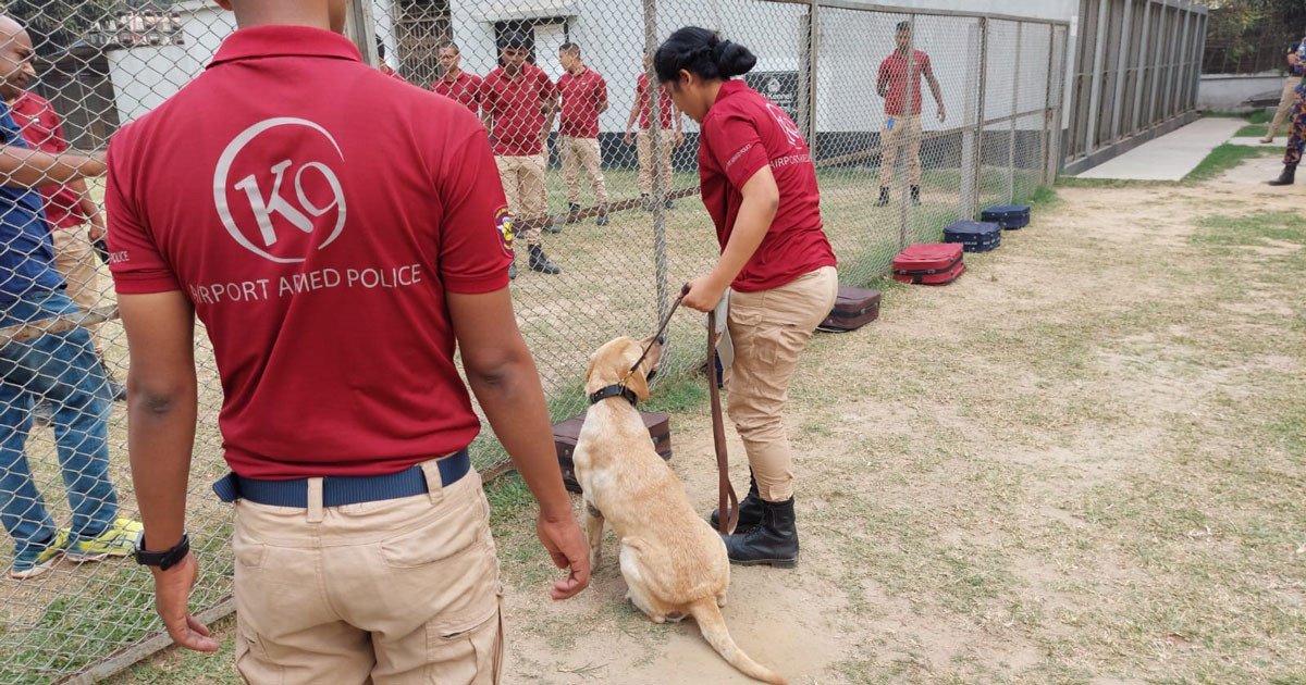 First all-female police dog handler team introduced Thursday