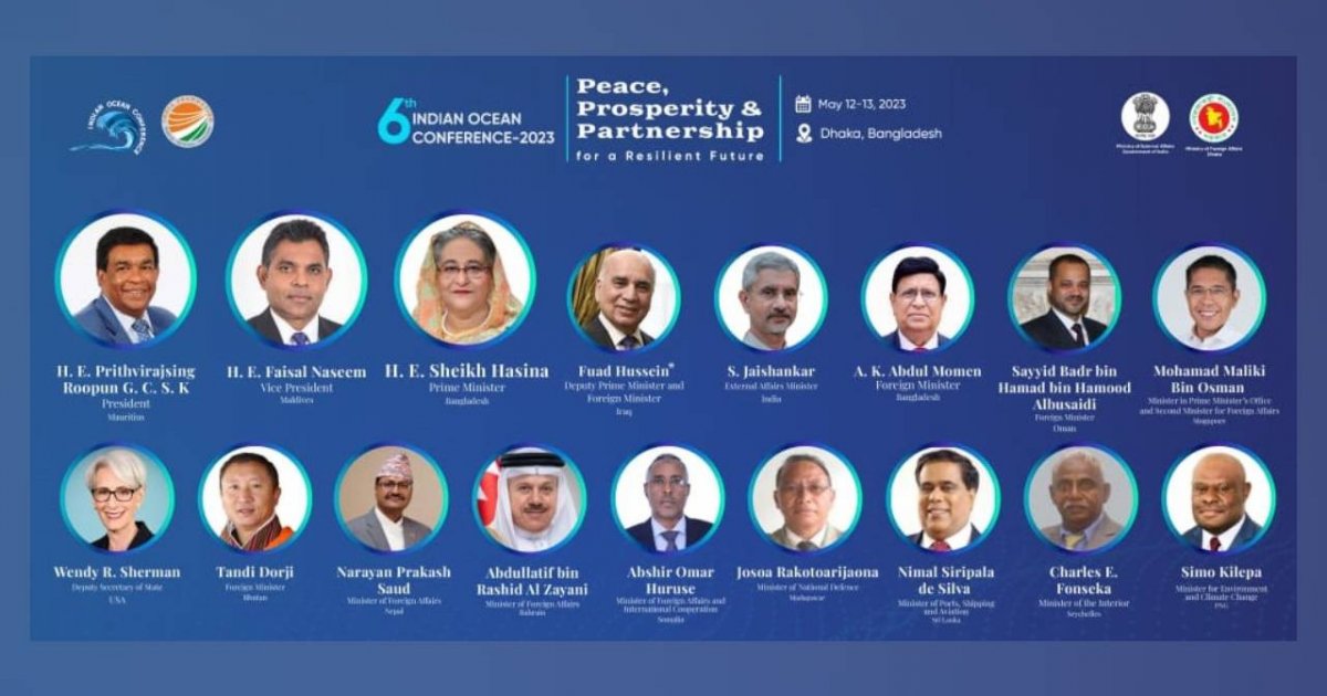 6th Indian Ocean Conference: Bangladesh, India committed to open ...
