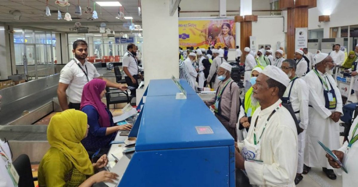 First Biman Hajj flight from Sylhet leaves for Saudi with 346 pilgrims