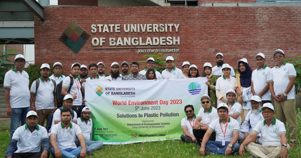 State University of Bangladesh celebrates World Environment Day