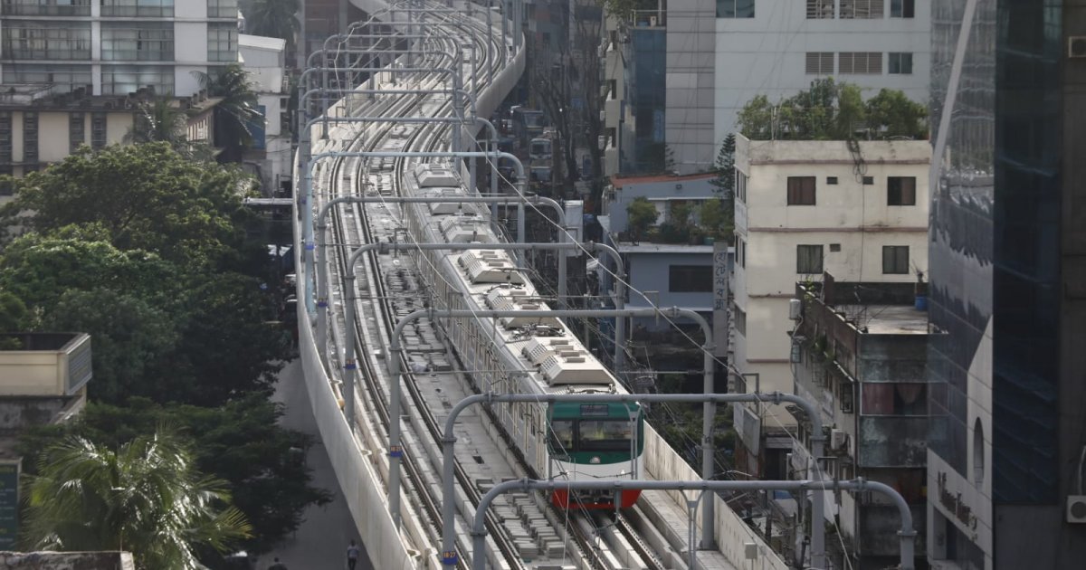 Metro Rail: Agargaon-Motijheel route to open for passengers by October end