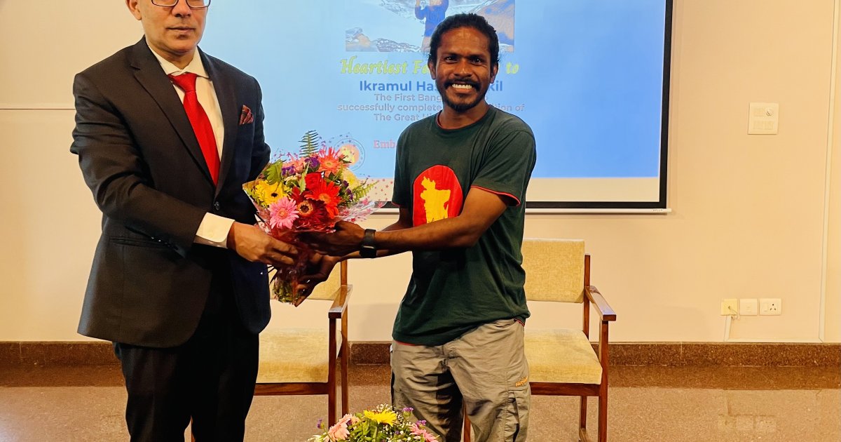 Bangladeshi climber Shakil honoured for conquering Great Himalayan Trail