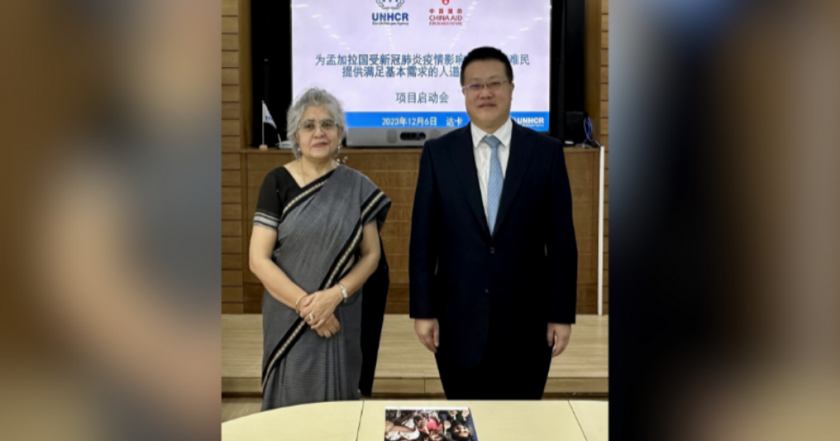 UNHCR welcomes China’s support for Rohingya women in Bangladesh