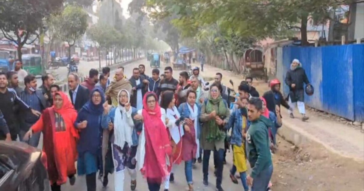Rizvi leads BNP protest march amid hartal