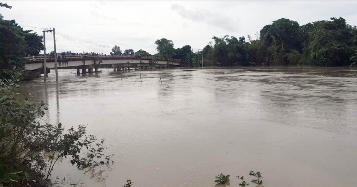 Habiganj braces for flood as water levels continue to surge in Khowai River