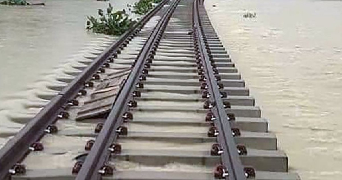 Floods: 13km of railway tracks damaged in eastern region