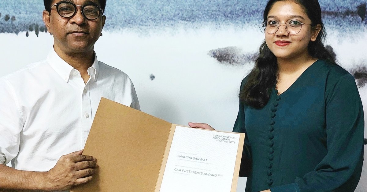 AIUB student earns commendation at CAA Awards 2024