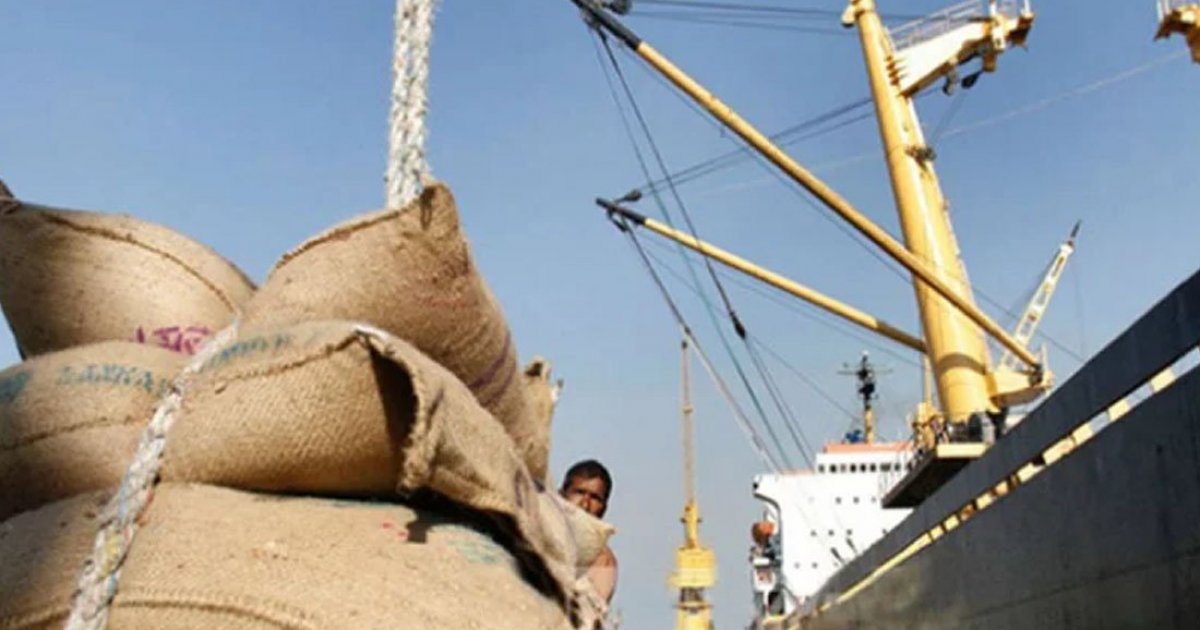 Consignment of 2,450 tons of Indian rice arrives at Darshana Port