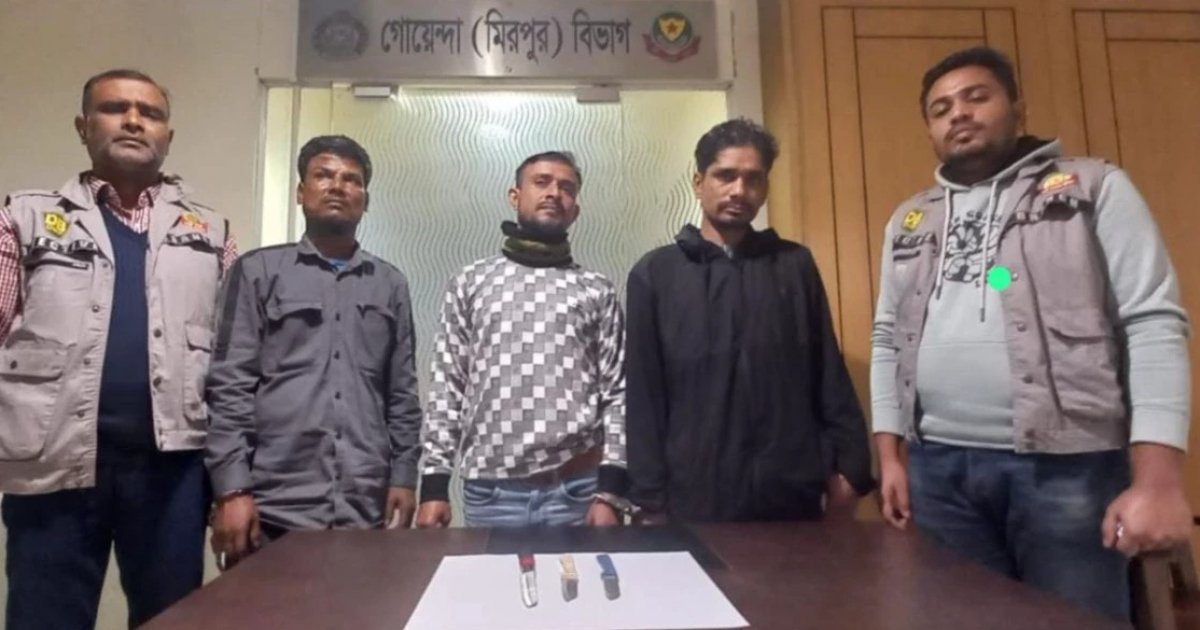3 members of robbery gang arrested in Dhaka