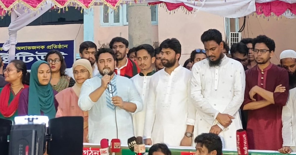 Nahid Islam: July uprising was not meant to swap one party for another