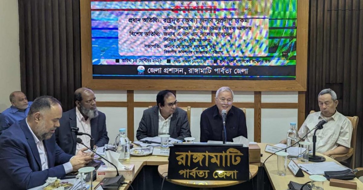 Supradip Chakma: Existing land issues in CHT should be resolved thro discussion