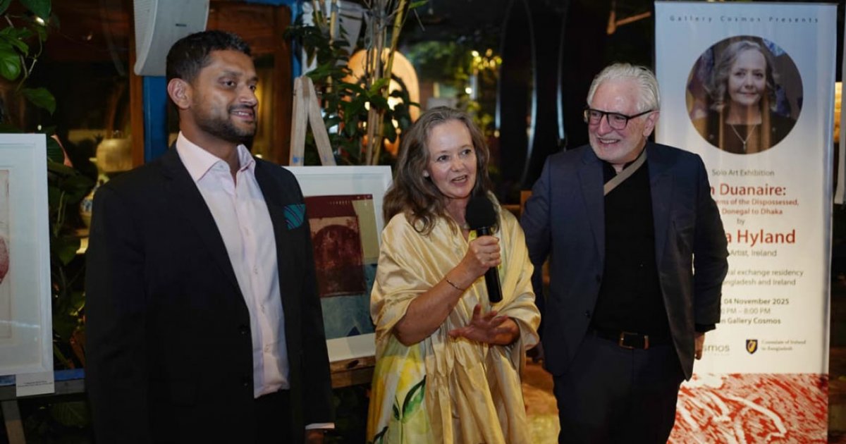 Irish artist Oona Hyland’s solo show in Dhaka highlights bilateral ties