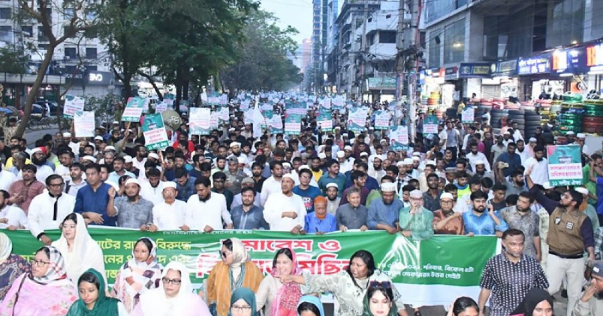 11-party alliance rally demands implementation of referendum verdict ...